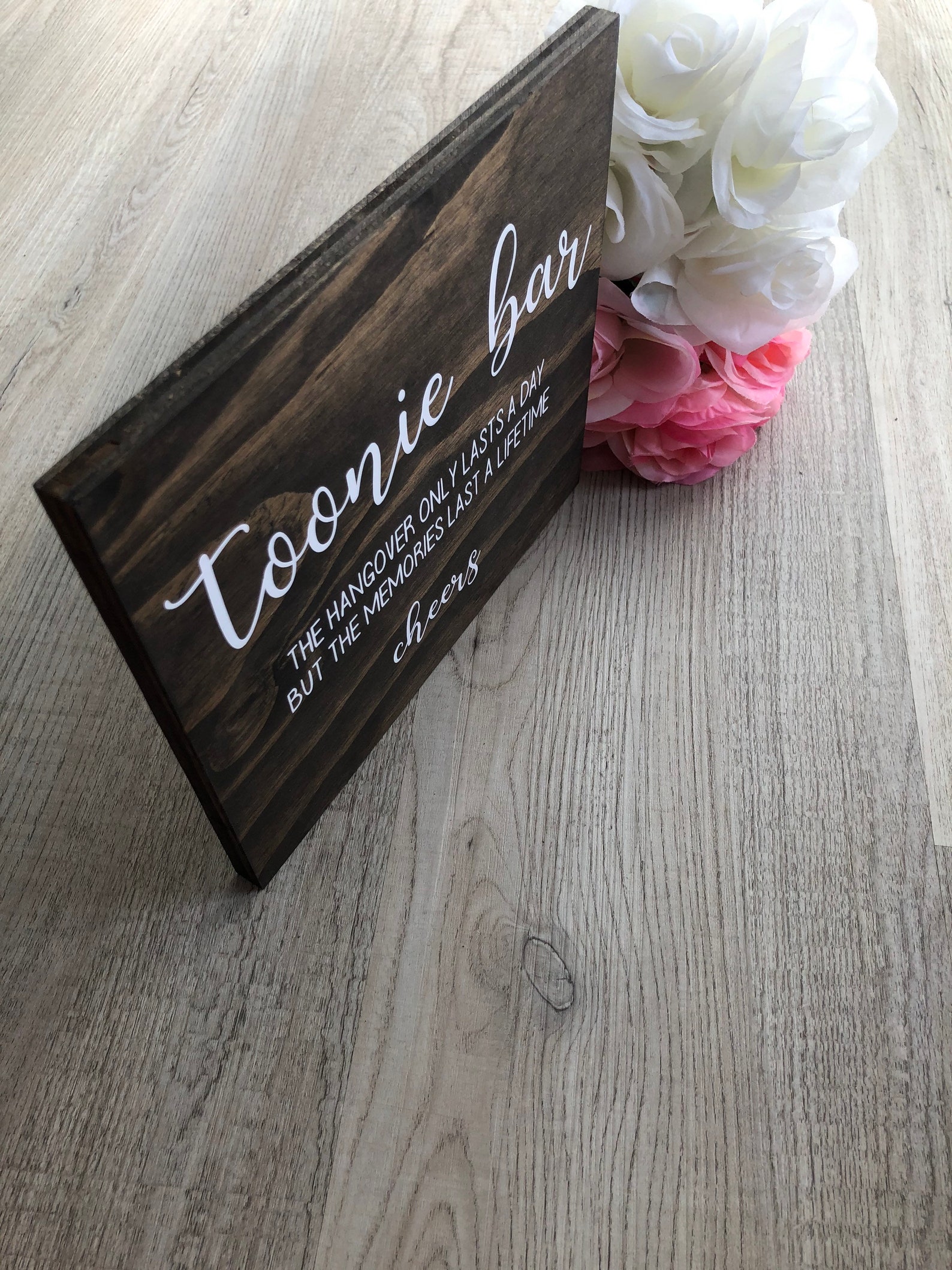 Toonie Bar Wood Sign 2 Dollar Bar Wedding Bar Sign Party - Etsy