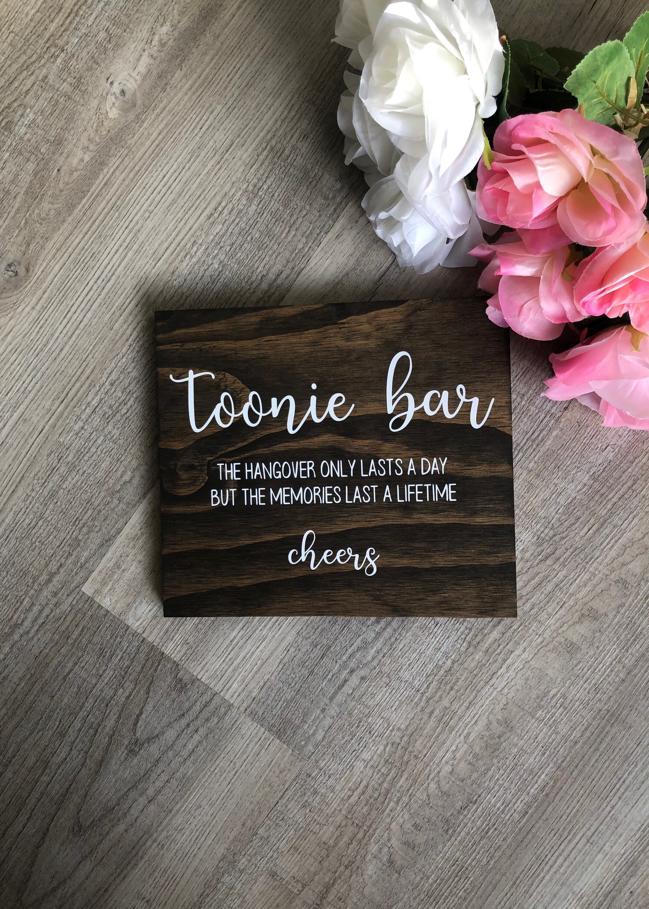 Toonie Bar Wood Sign 2 Dollar Bar Wedding Bar Sign Party - Etsy Canada