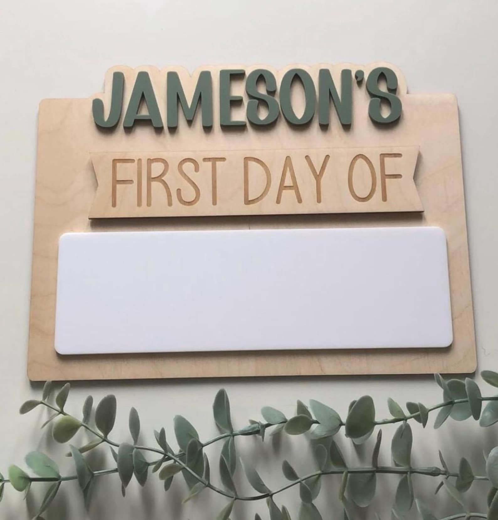 Personalized First and Last Day of School or Event Signs | First and ...