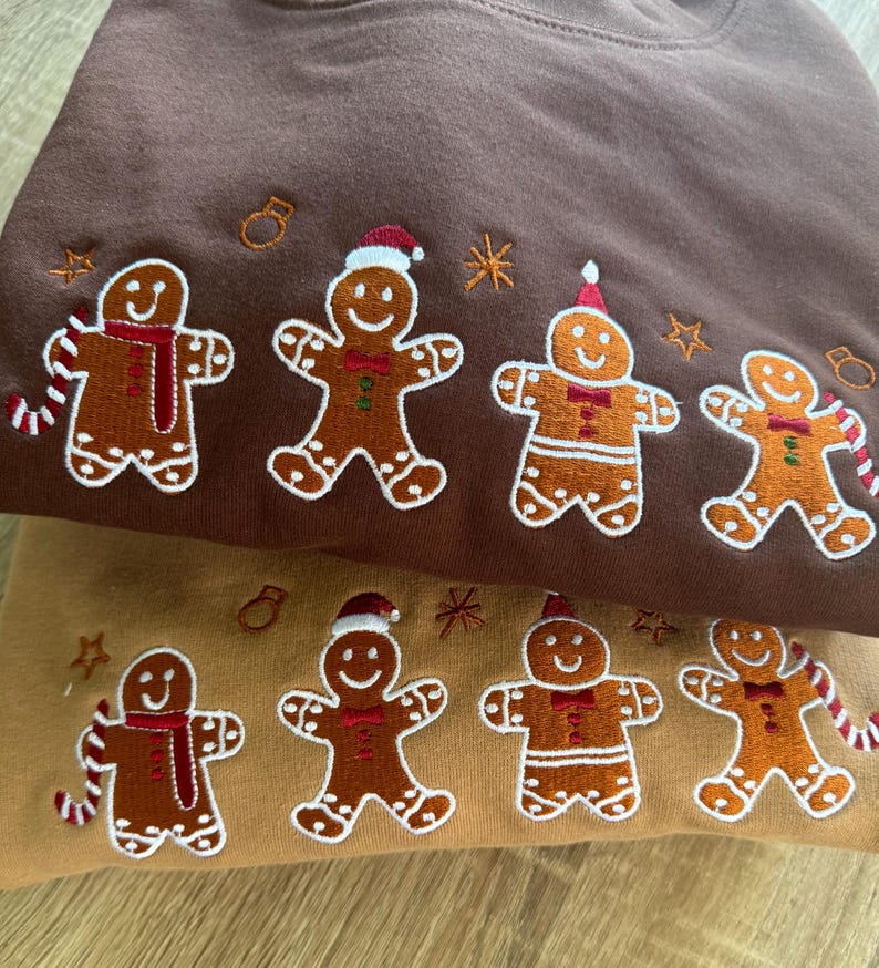 Festive Gingerbread Men Christmas Jumper | Cute Christmas Gifts ...