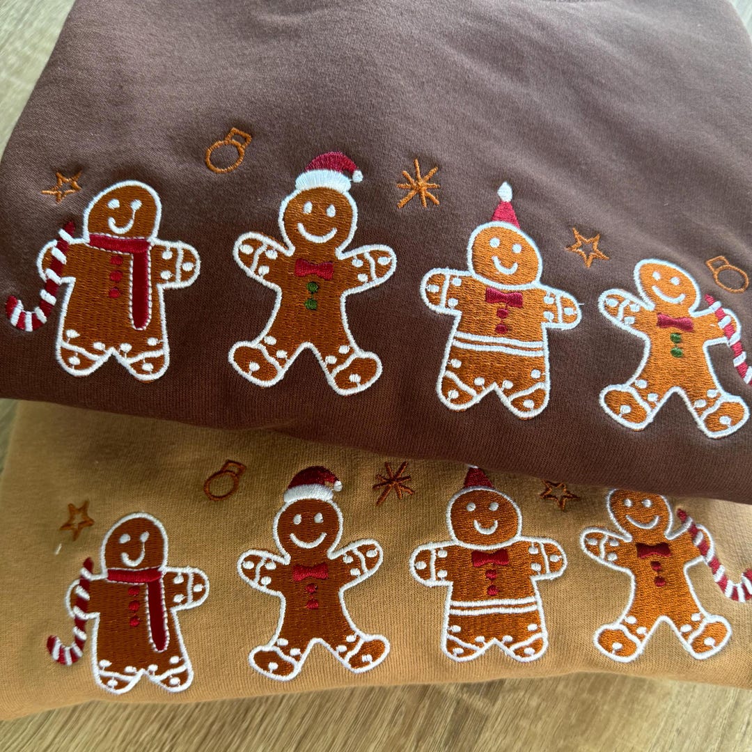Festive Gingerbread Men Christmas Jumper | Cute Christmas Gifts ...