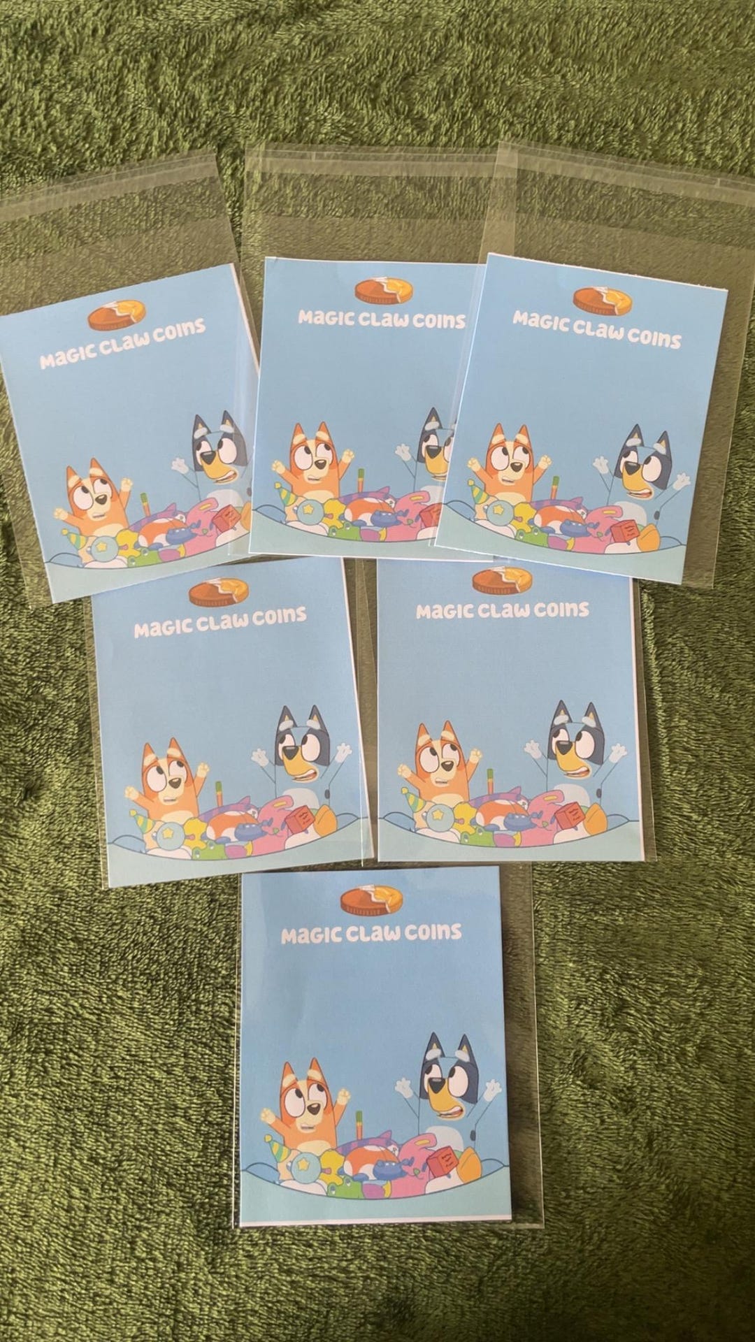 Bluey Themed Party Favours - Magic Claw Coins! - Etsy