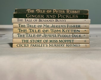 Beatrix Potter Mini Books - Etsy