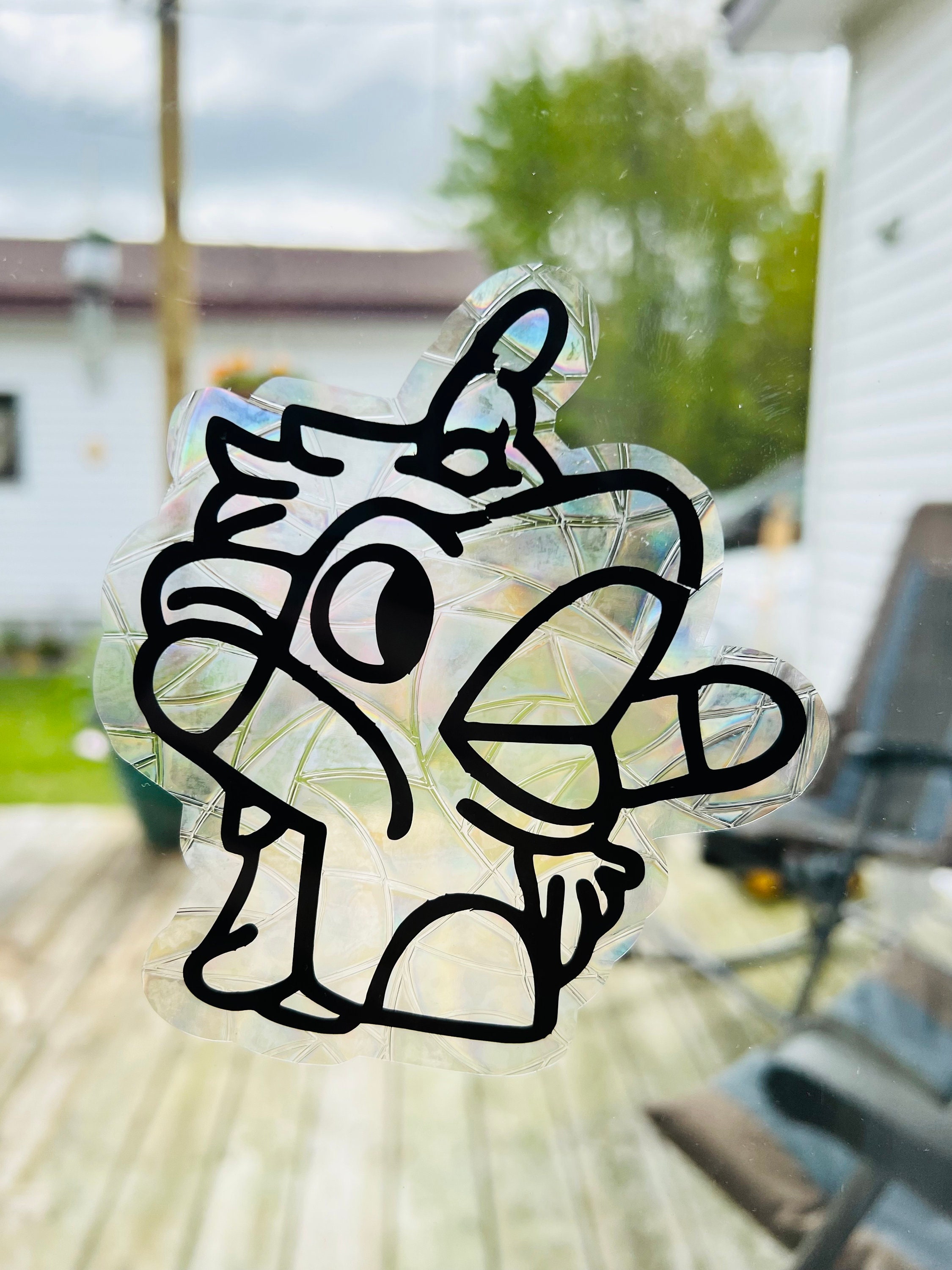 Bluey Window Suncatcher Decal - Etsy