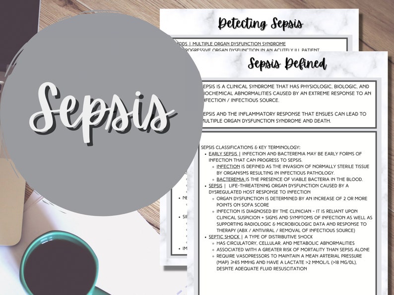 Sepsis ARNP Study Guide | Etsy