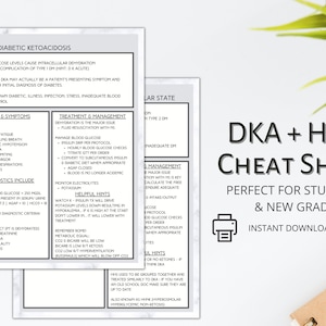 DKA and HHS | A Cheat Sheet for Medical School, Pre-med, Nurse ...