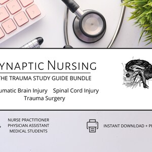 Trauma Surgery Overview | ARNP Study Guide - Etsy