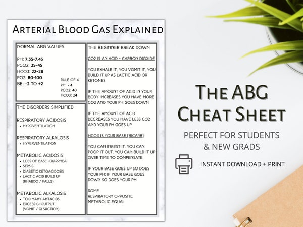 Acid Base Balance Abgs Practices With Answers NCLEX Tips on Abgs Tips ...