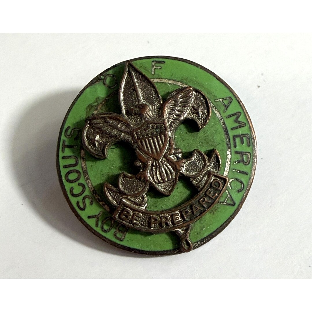 Vintage Boy Scouts of America Be Prepared Enamel Lapel Pin Brooch - Etsy