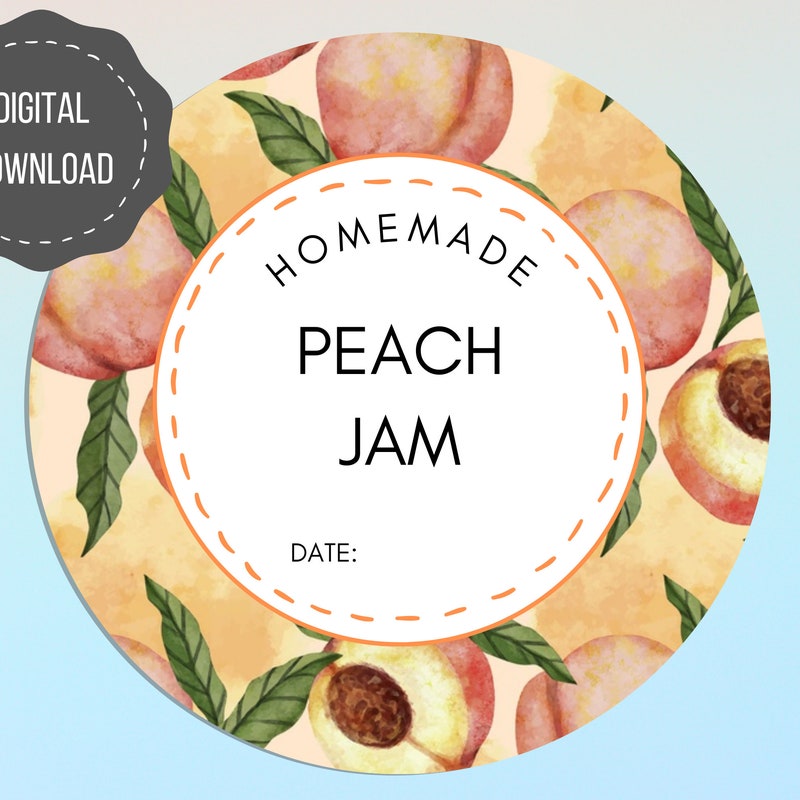 Peach Labels - Etsy