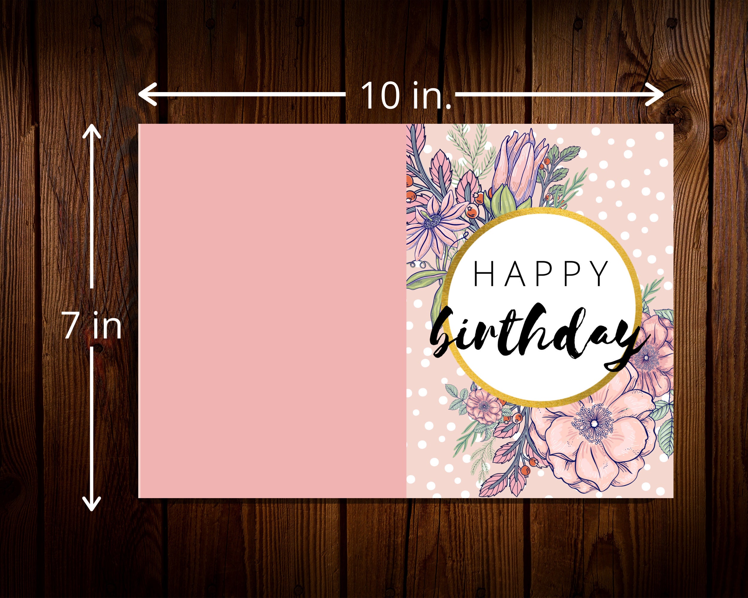 Printable Birthday Card Birthday Card For Her Happy Etsy Romantic Printable Birthday Card Birthday Card For Her Happy Etsy Romantic