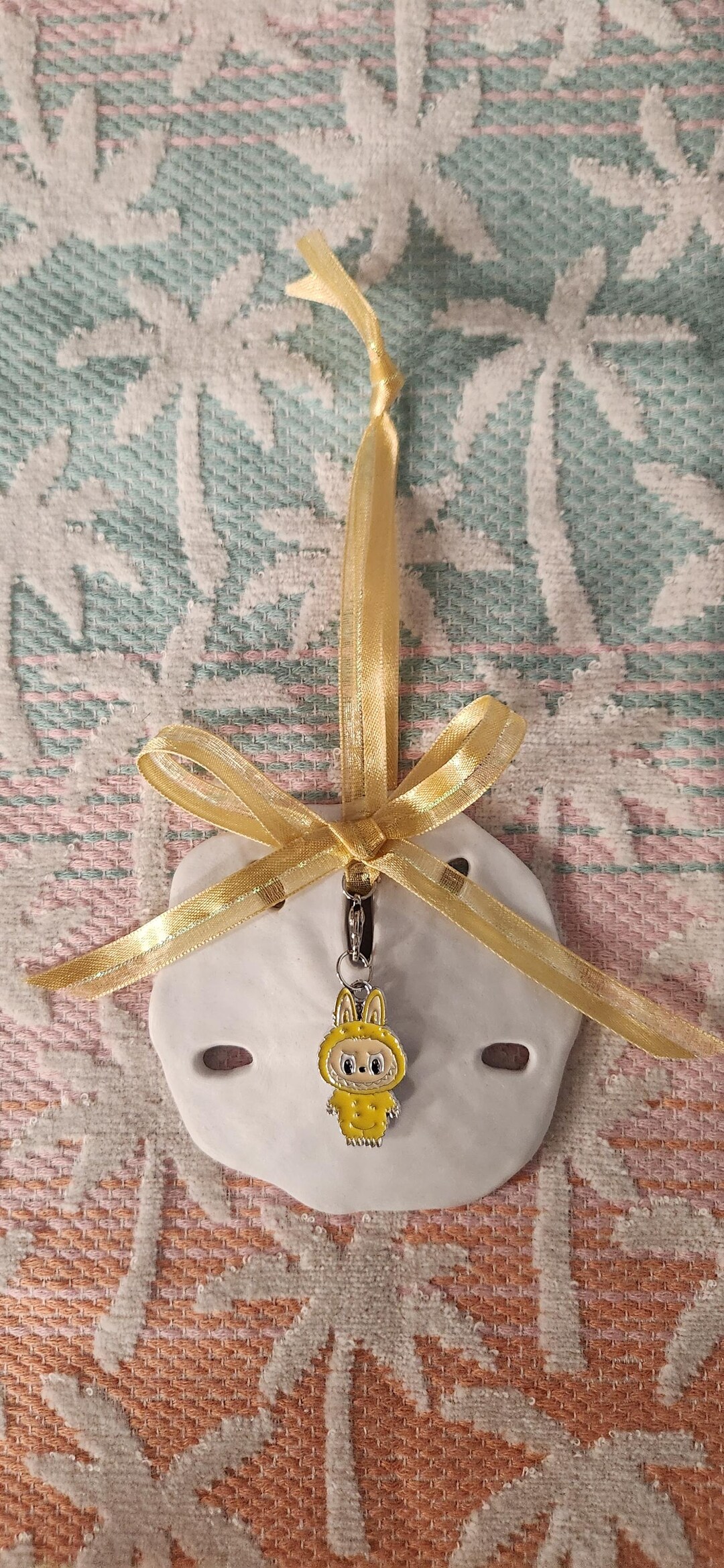 Handmade 3" Resin Sand Dollar LABUBU YELLOW CHARM Ornament - Etsy