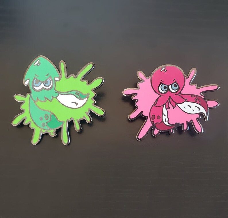 Splatoon Enamel Pins - Etsy