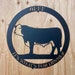 Metal Sign, Beef, It's What for Dinner, Circle - Etsy