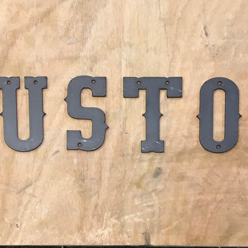 Metal Letters - Etsy