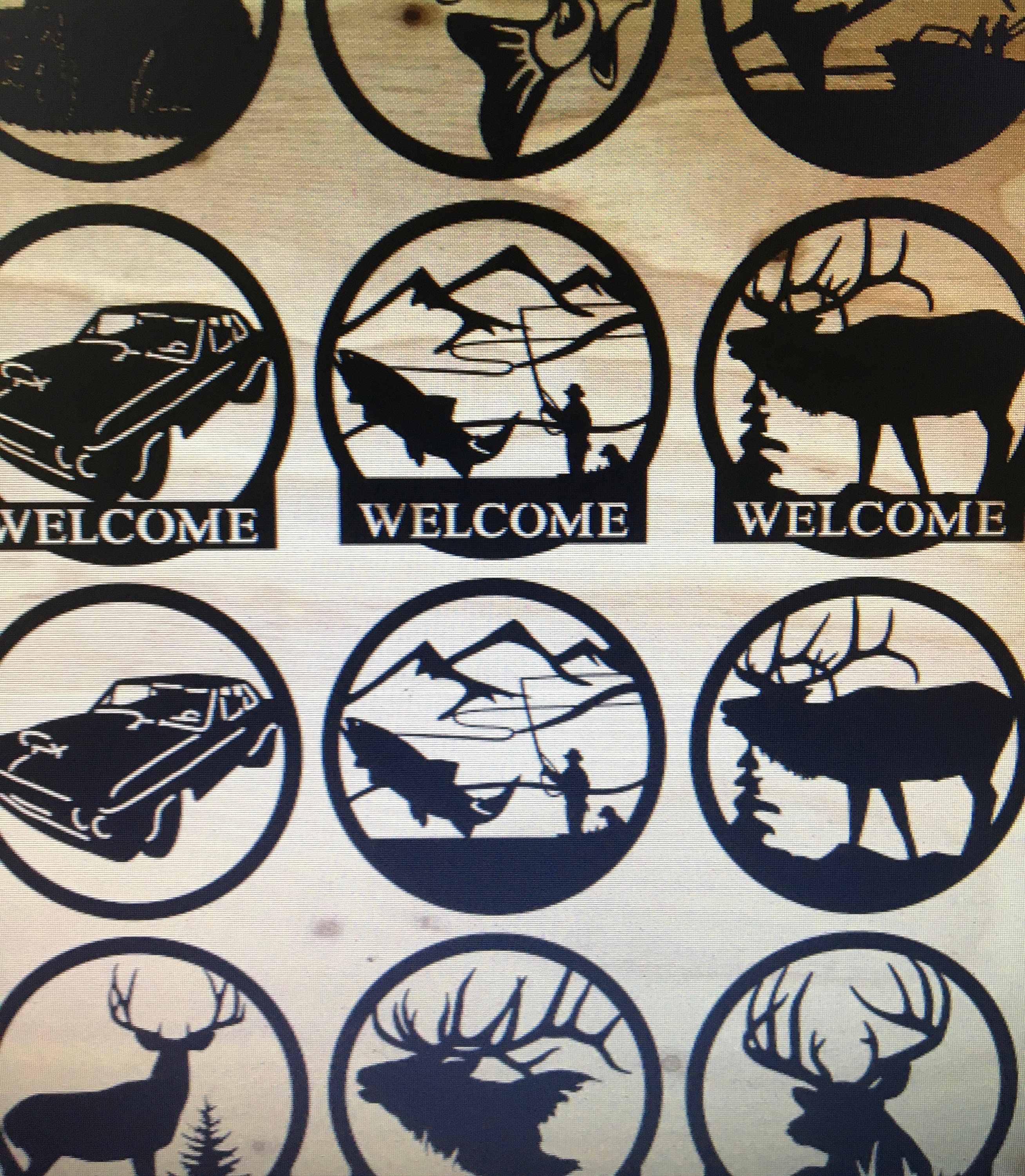 Custom Metal Sign Fly Fishing with Dog Gone Fishin' | Etsy