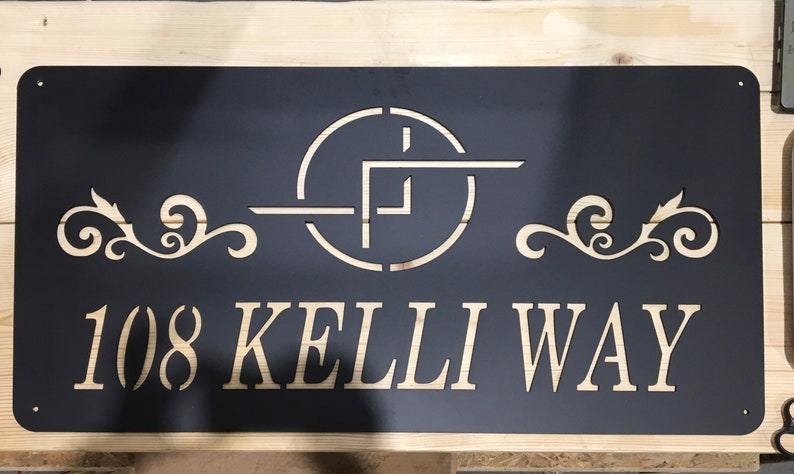 Custom Address/company and Logo Signs | Etsy