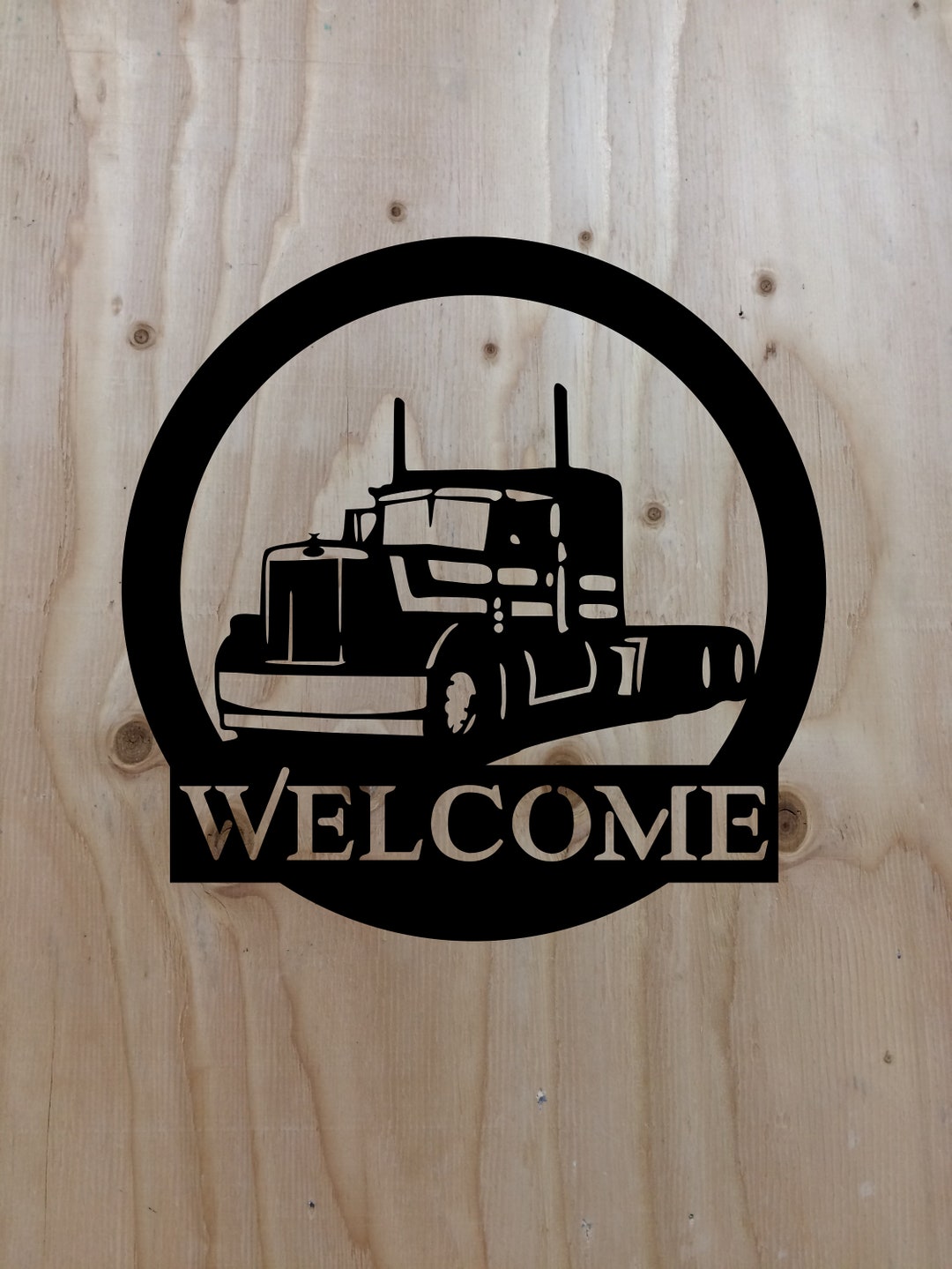 Custom Metal Sign, Semi, Bobtail, Trucking Wall Decor - Etsy