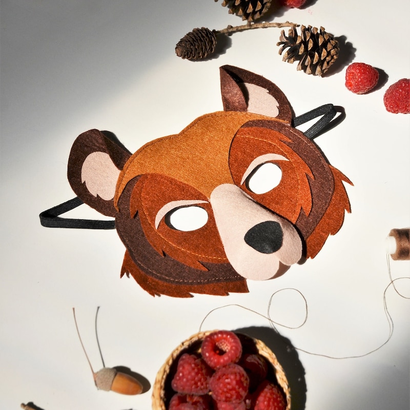 Felt Animal Mask - Etsy