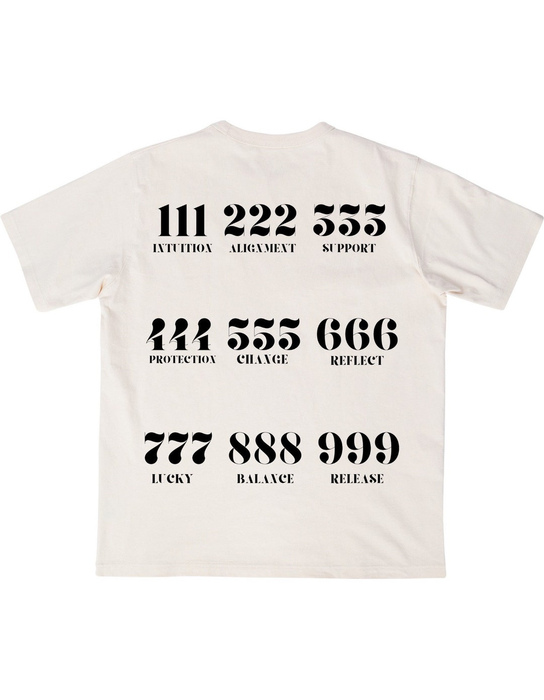 Angel Numbers Tee - Etsy