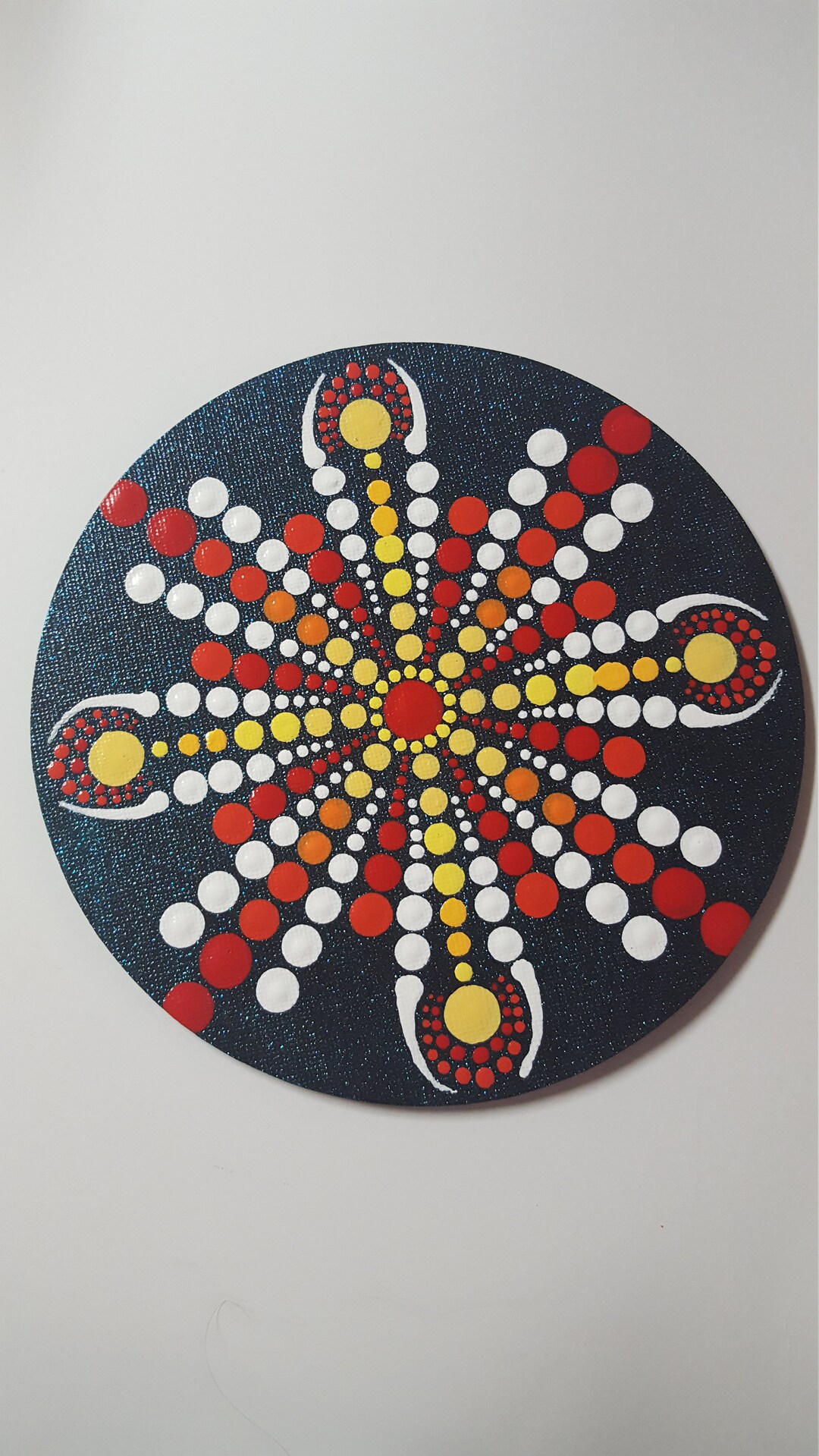 Mandala Magnet Dot Art, Large Magnets, Boho Artwork, Kitchen Magnets ...