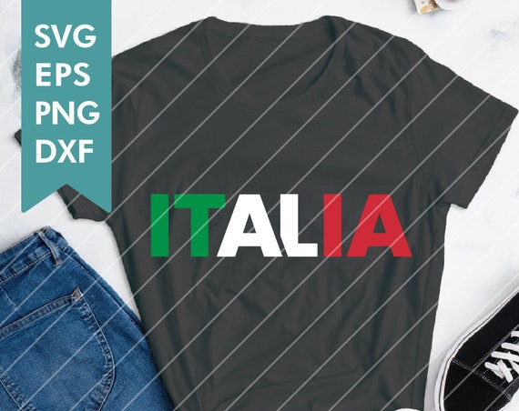 Italia SVG File Png Jpg Dxf Easy to Cut Files Italy Flag | Etsy