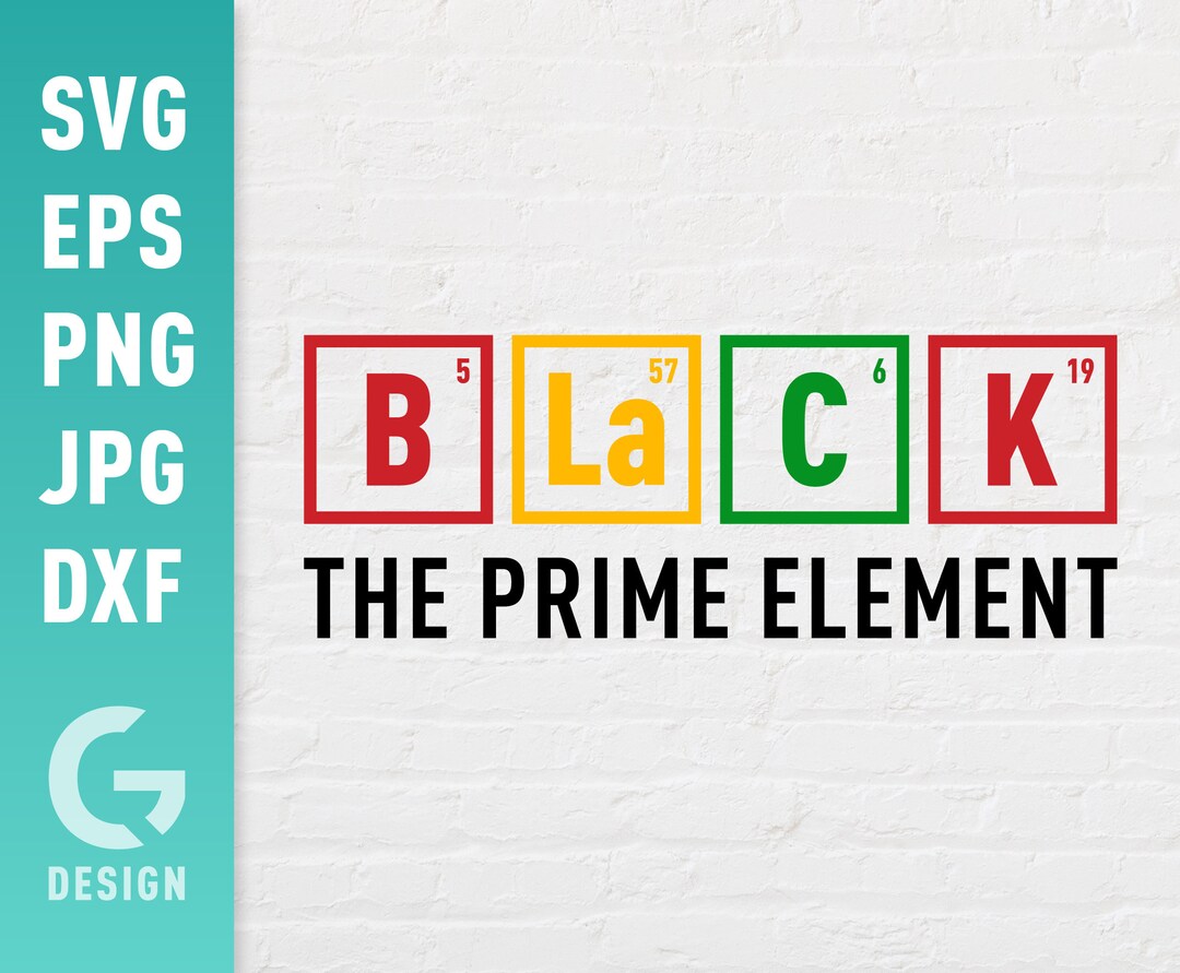 Black the Prime Element SVG File Png Jpg, Dxf | Sign Decorations ...