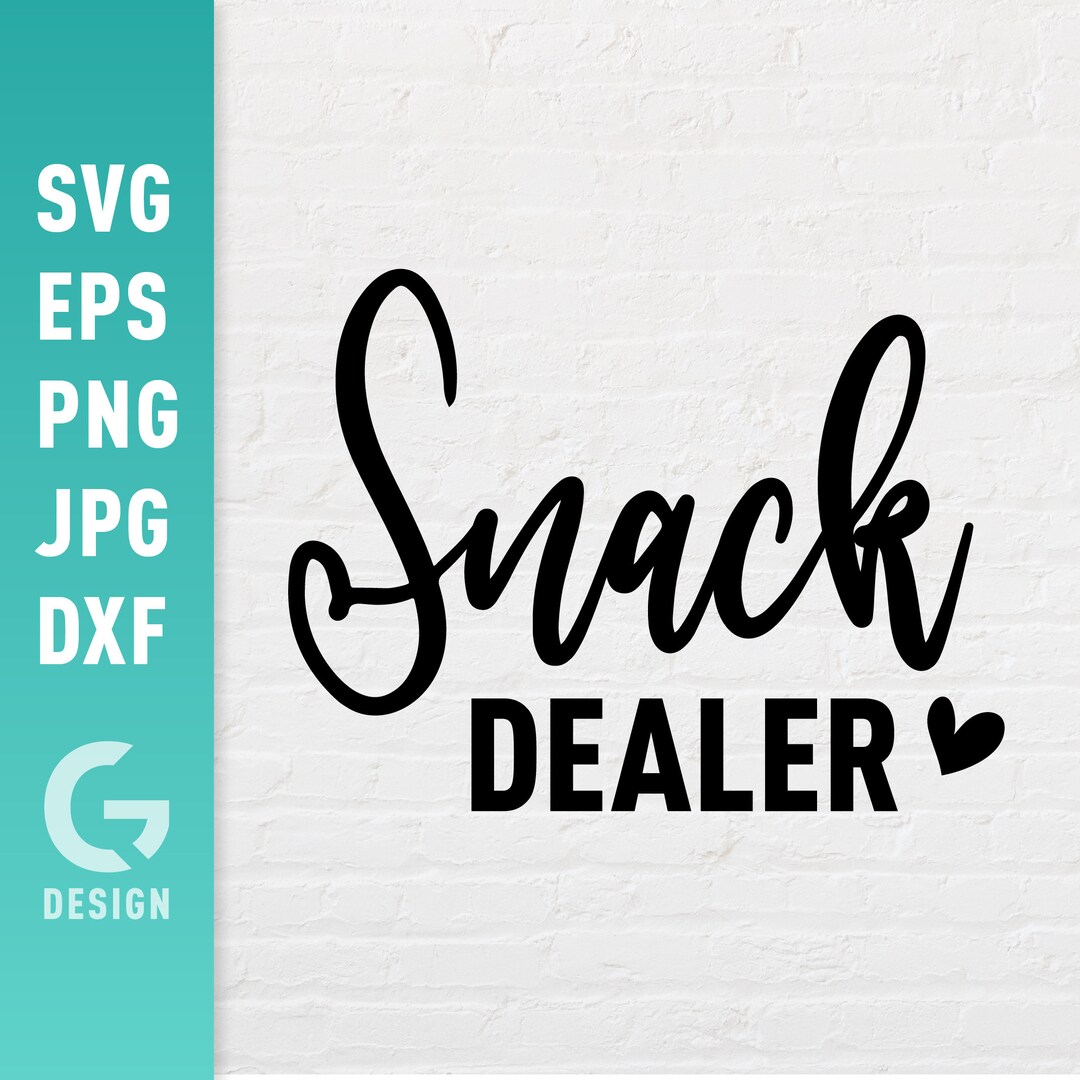 Snack Dealer SVG File Png Jpg Dxf Easy to Cut Files for - Etsy