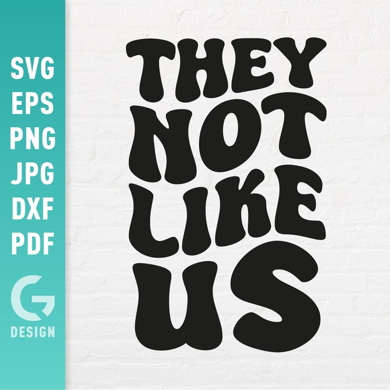 They Not Like Us Svg - Etsy