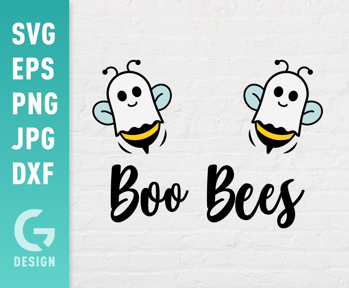Boo Bees SVG File Png Jpg Dxf Easy to Cut Files Funny | Etsy