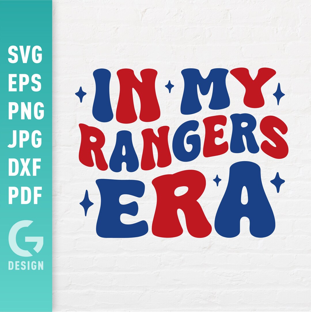 In My Rangers Era SVG, Sports Mascot Png Shirt , Baseball Spirit ...