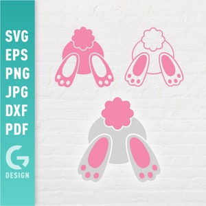 Bunny Tail SVG, Rabbit Tail Clipart SVG, Bunny Bum Svg, Bunny Ass Svg ...