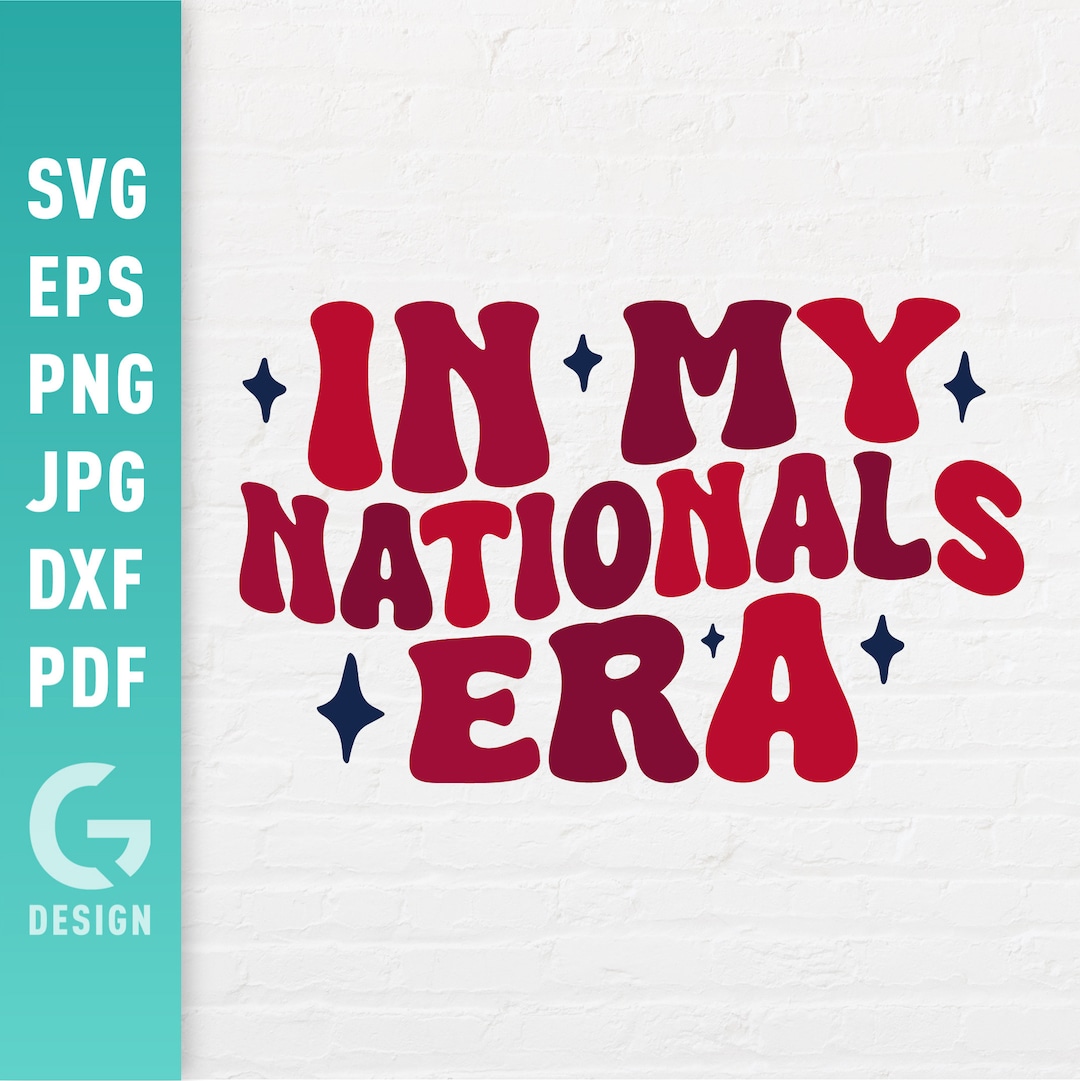 In My Nationals Era SVG, Nationals Sports Mascot Png, Spirit, School ...