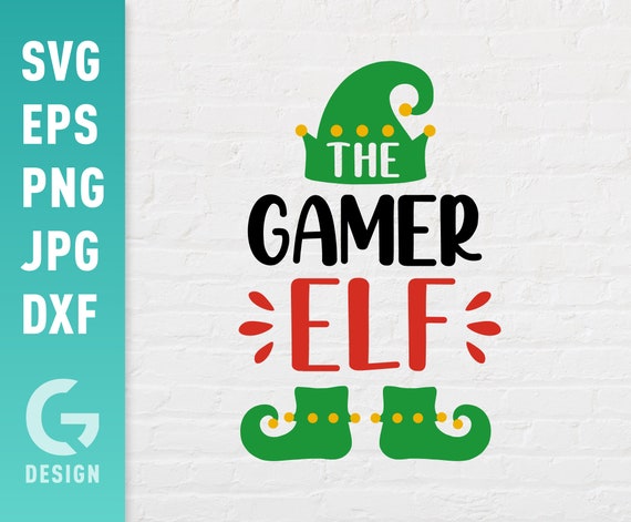 Die Gamer Elfe SVG Datei Png Jpg Dxf Einfach zu schneidende - Etsy ...