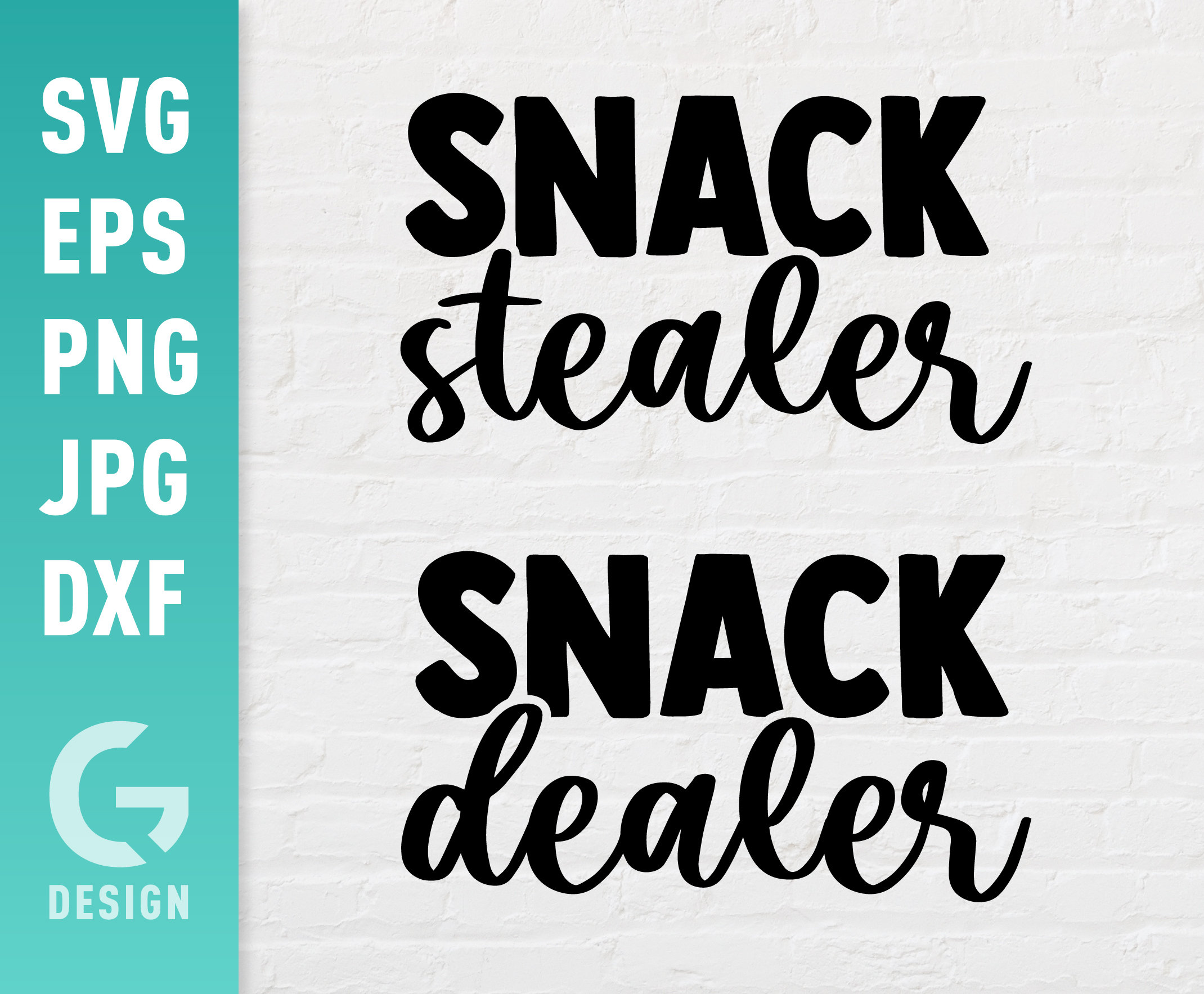 Snack Dealer Snack Stealer SVG File Png | Family Funny Matching Shirt ...