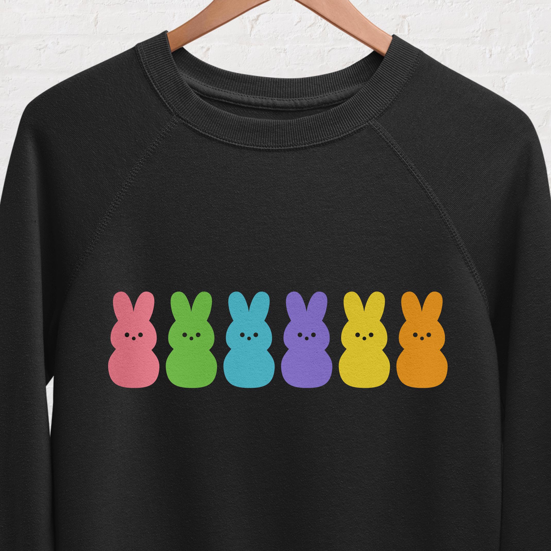Easter Bunny Peeps SVG , Spring Crafts Png , Cute Rabbit Ears Clipart ...