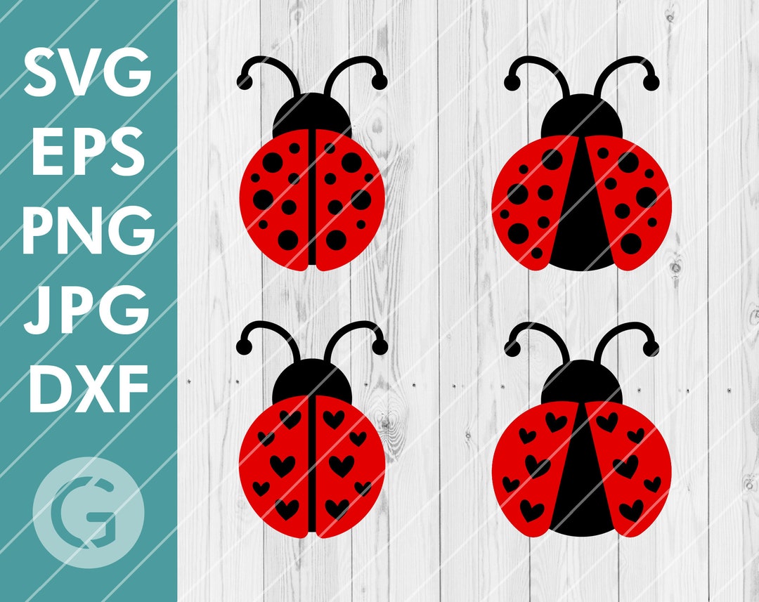 Ladybug Layered Bundle SVG File Png Jpg, Dxf, Easy to Cut Files, Cute ...