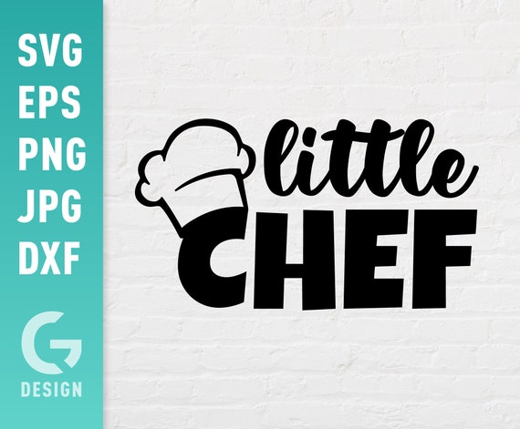 Little Chef SVG File Png Jpg Dxf Easy to Cut Files for - Etsy