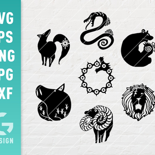 Seven Deadly Sins - Etsy