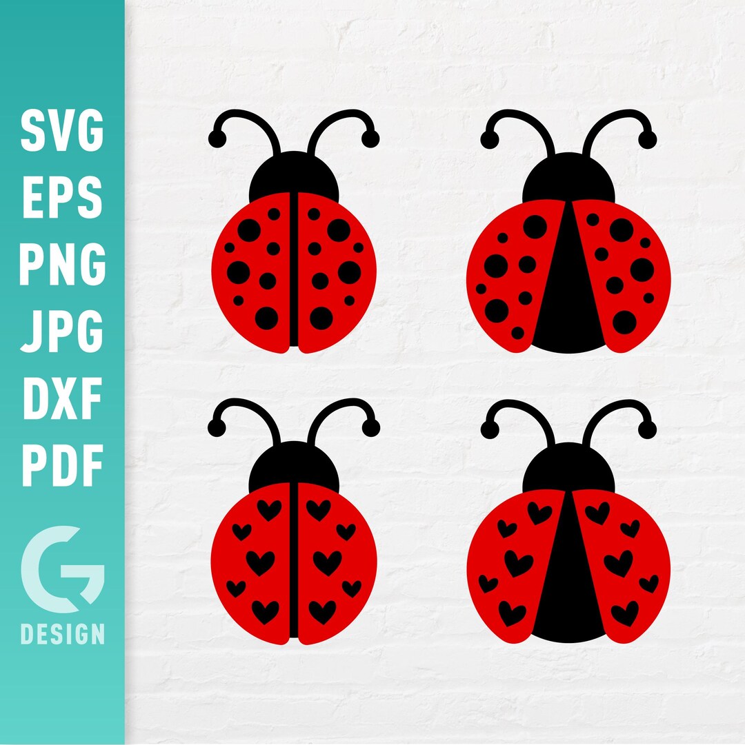 Ladybug Layered Bundle SVG , Cute Bugs Png, Summer Insect , Kids Crafts ...