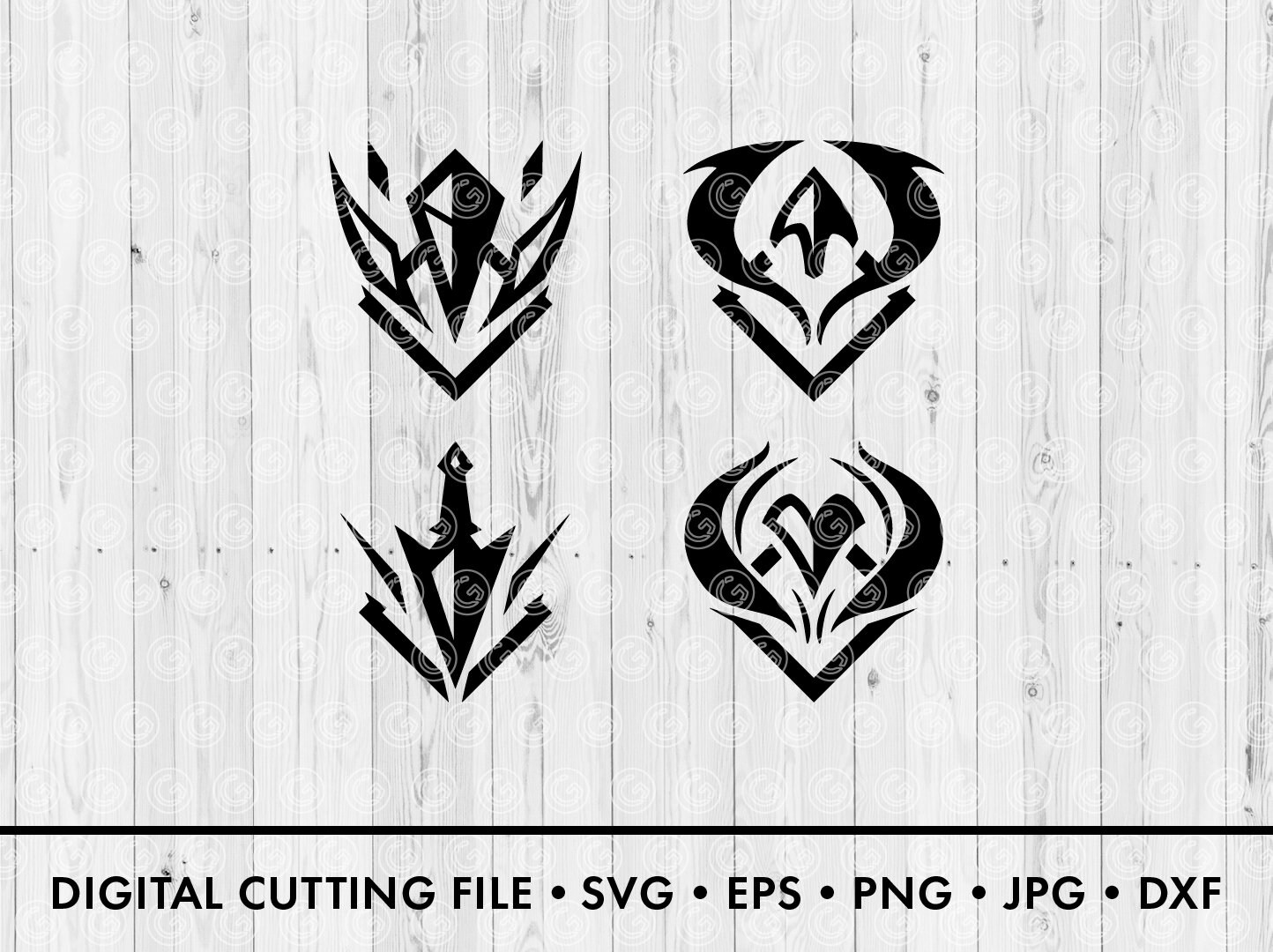 Lol KDA Icons SVG File Png Jpg Dxf Easy to Cut Files League - Etsy Finland