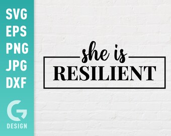 Resilient Svg - Etsy