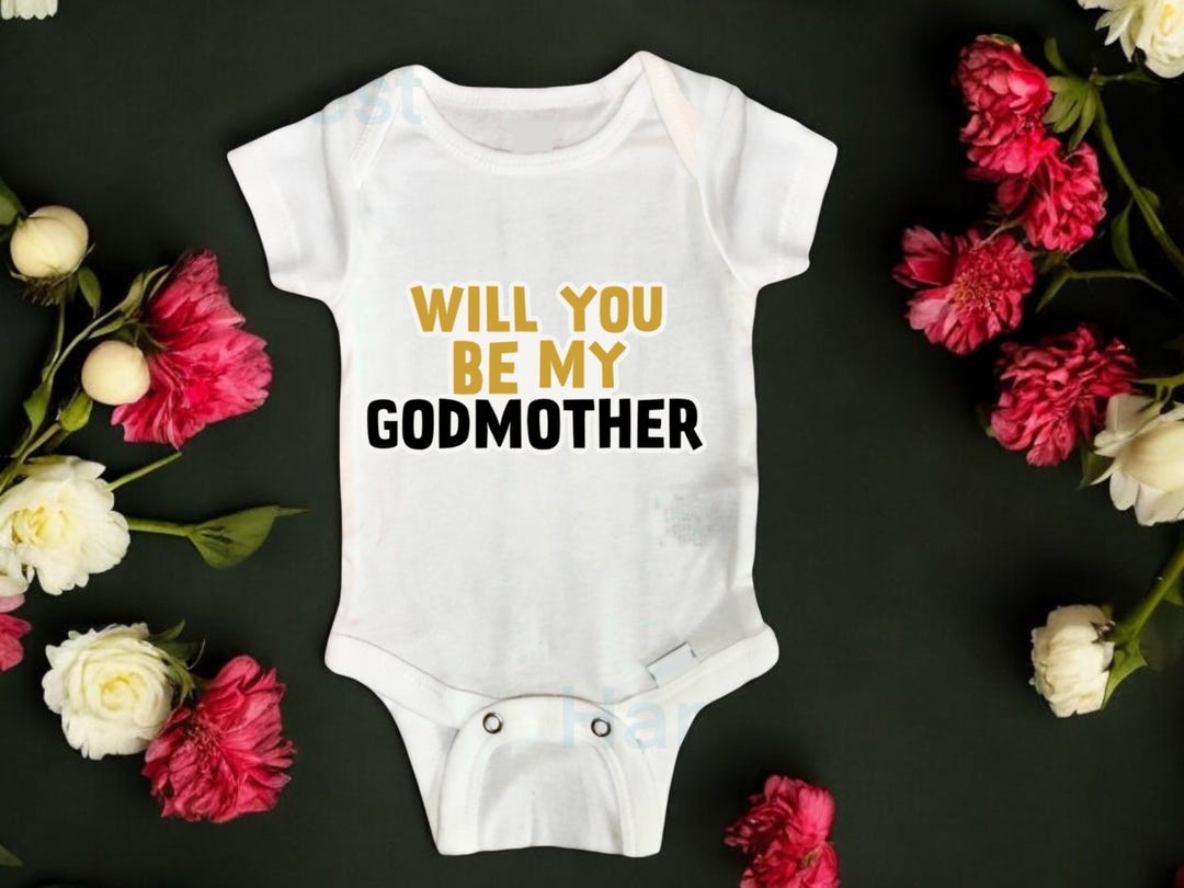 Godmother Proposal Onesie®: Welcome Home Outfit, Christian Birth ...