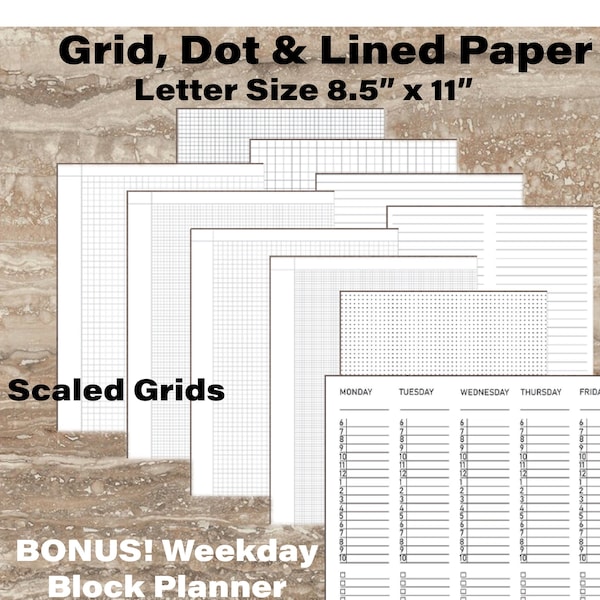 Engineering Grid Printable - Etsy