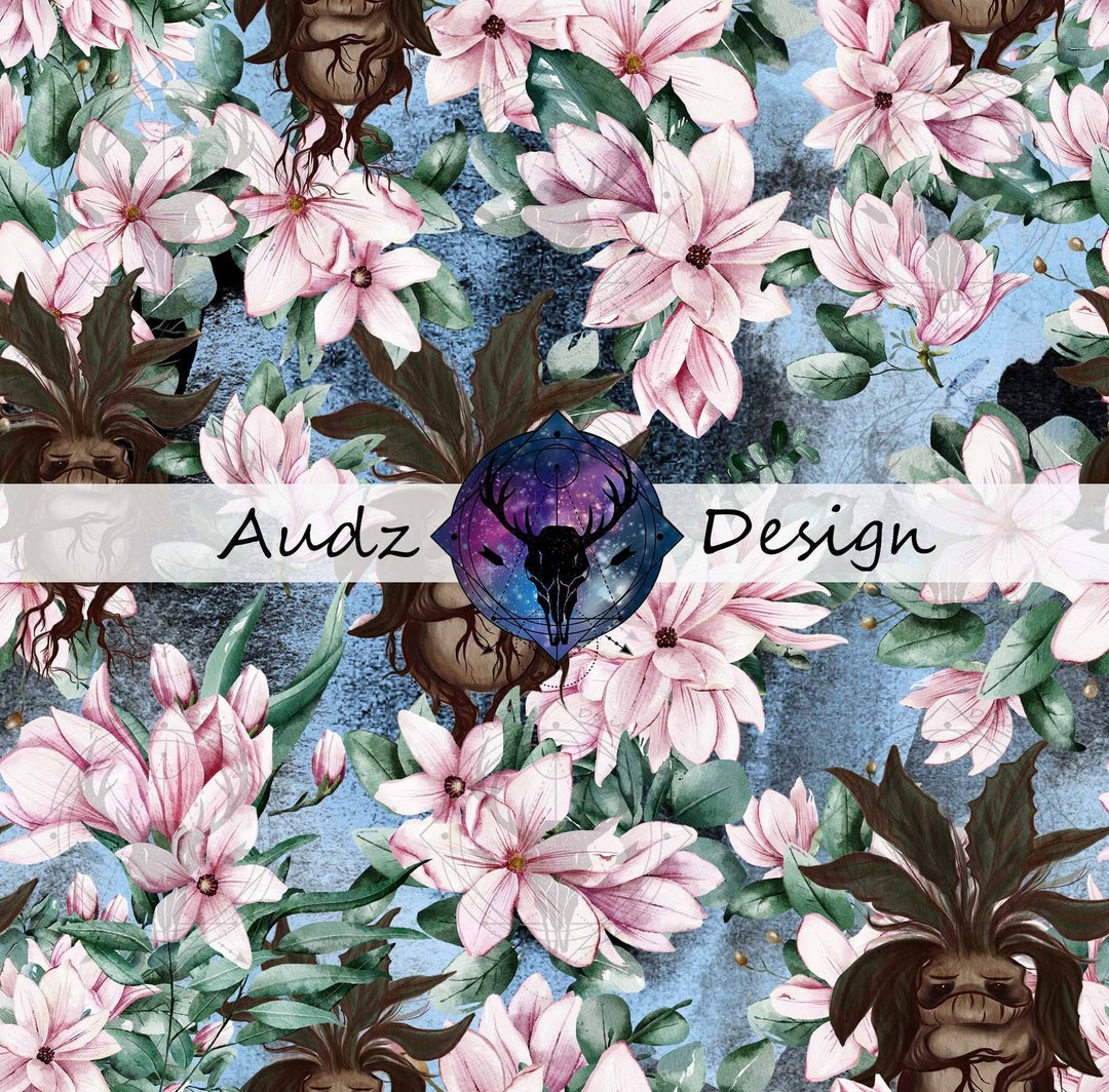 Seamless Digital Design, Mandrake - Etsy