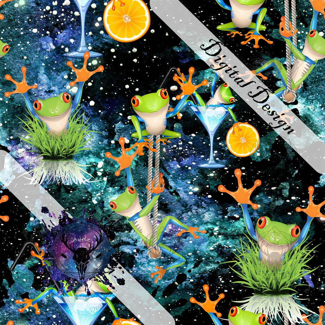 Seamless Digital Design, Frog - Etsy