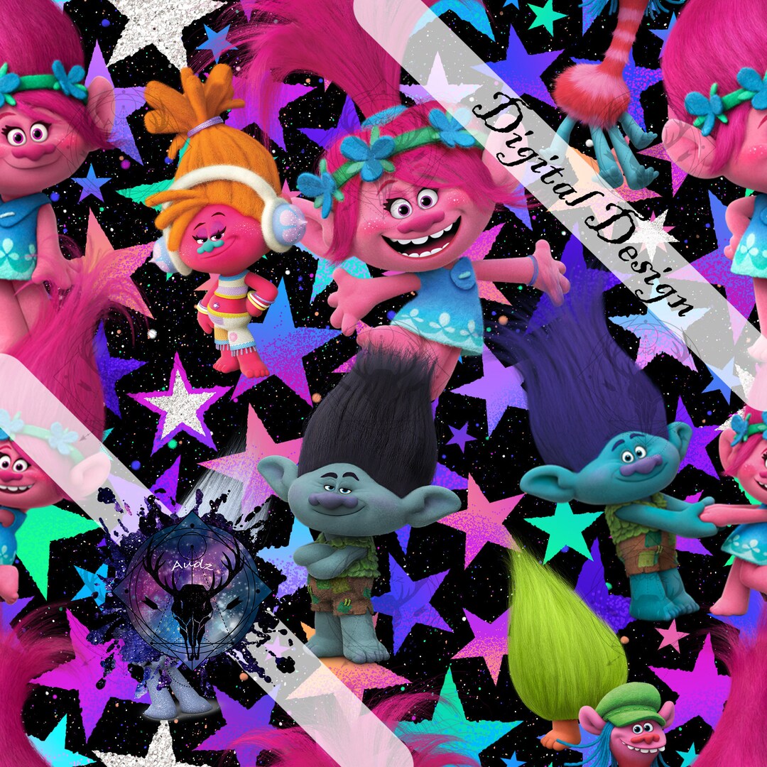 Seamless Digital Design, Troll - Etsy