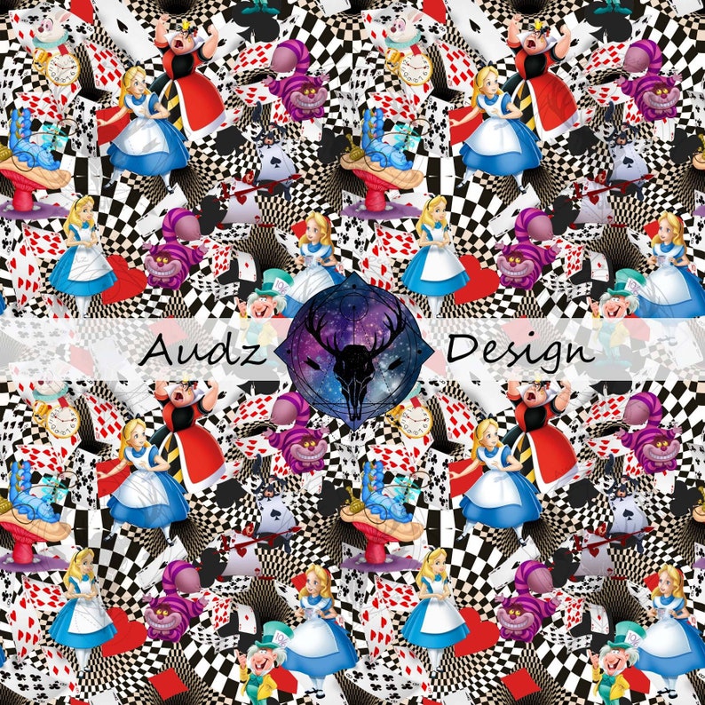 Seamless Digital Design, Alice 2 - Etsy
