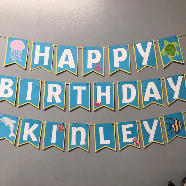 Ocean Theme Birthday - Etsy