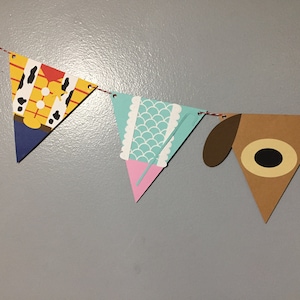 Toy Story Character Pennant Banner - Etsy